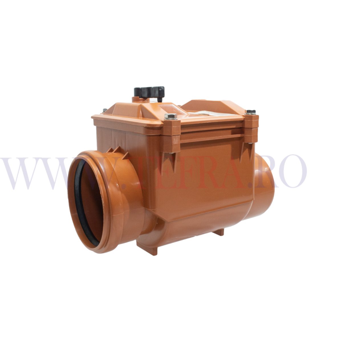 Clapeta din PVC antiretur D.110 mm cu inchidere - Tefra.ro